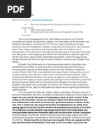 Comparing Independence and Sentiments | PDF | Integrity | Liberty