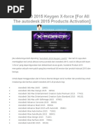 Autodesk 2018 Product Key List | PDF | Autodesk | Information ...
