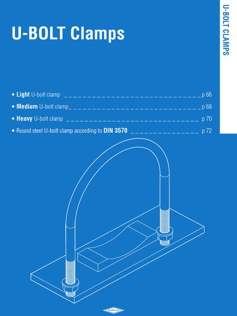 U-Bolt Clamp Sizes and Specifications | PDF | Pipe (Fluid Conveyance ...