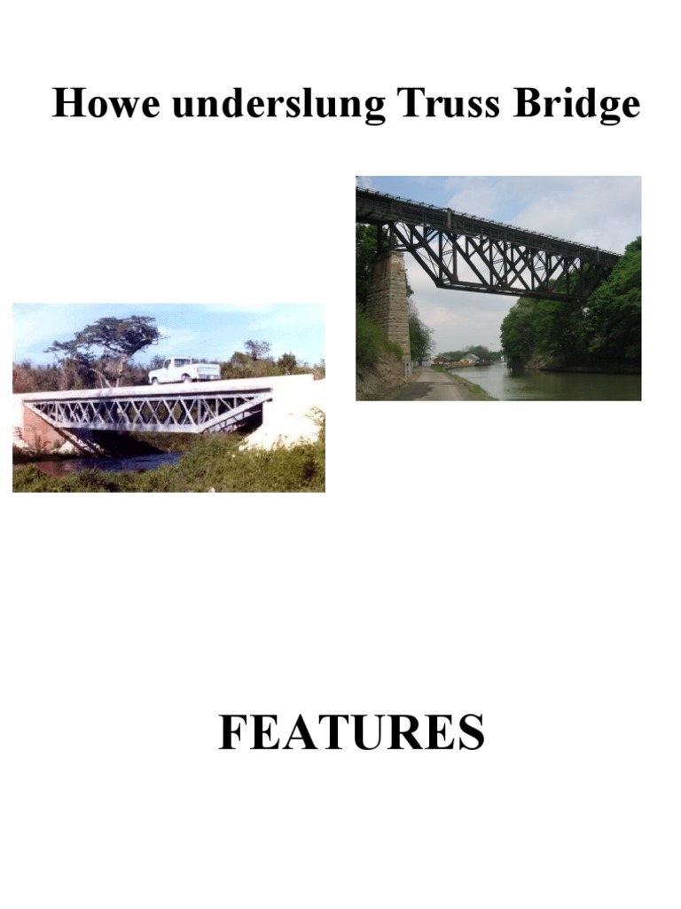 Howe Underslung Truss Bridge | PDF