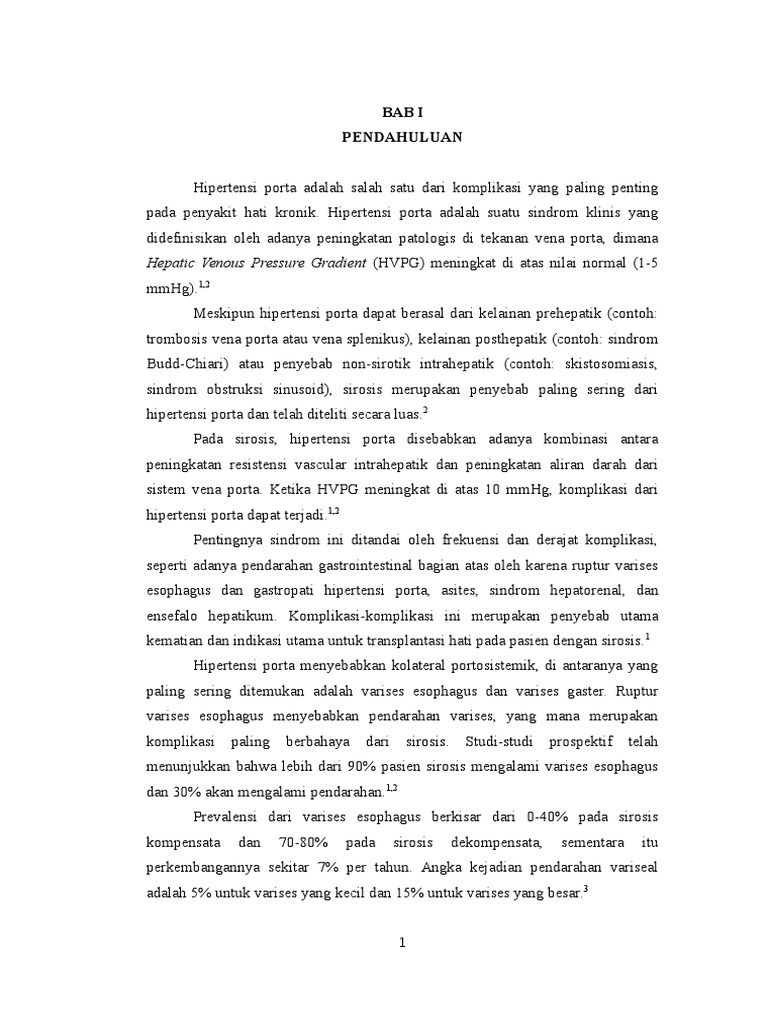 Ligasi Varises Esofagus Pada Sirosis Hati | PDF
