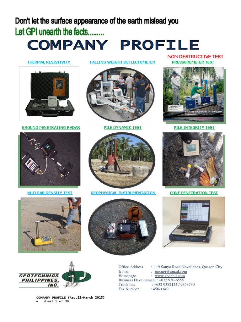 Company Profile Rev.11 March | PDF | Concrete | Civil Engineering