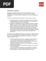 ACCA PER Performance Objectives Examples | PDF | Auditor's Report ...