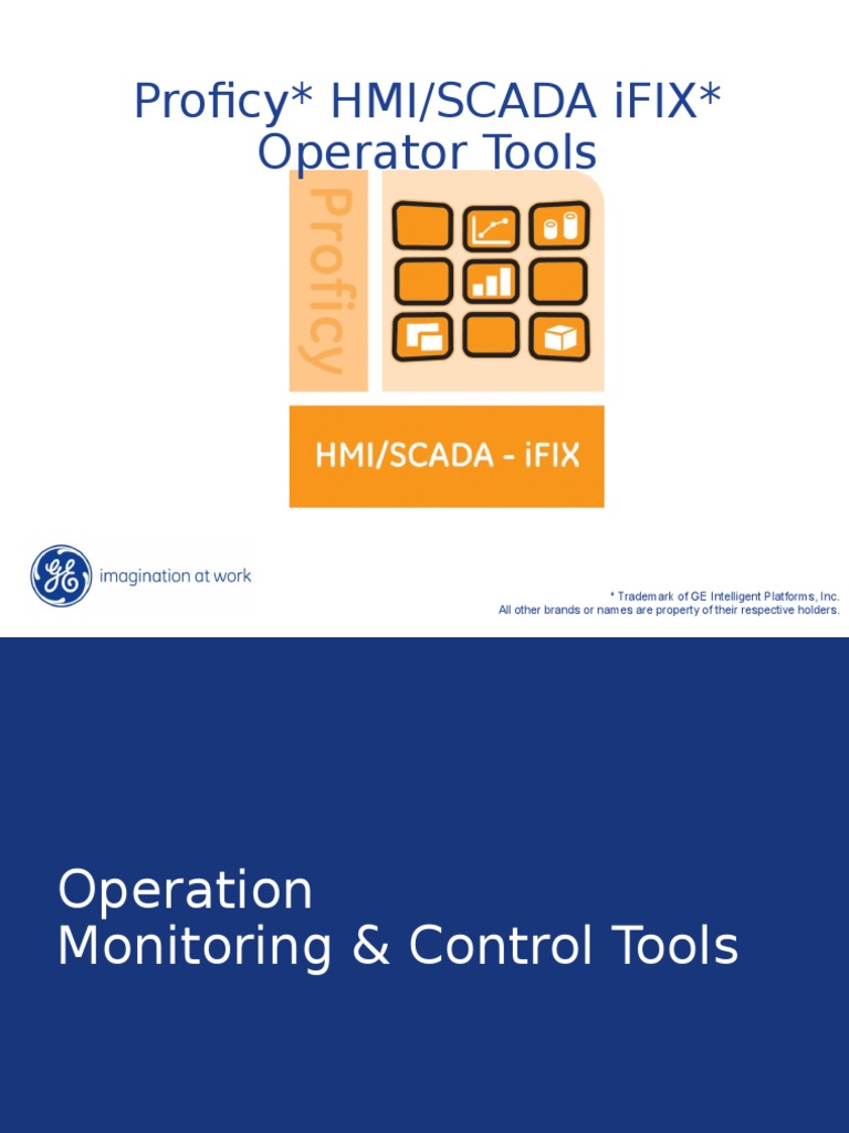 IFIX Operator Tools | Scada | Computing