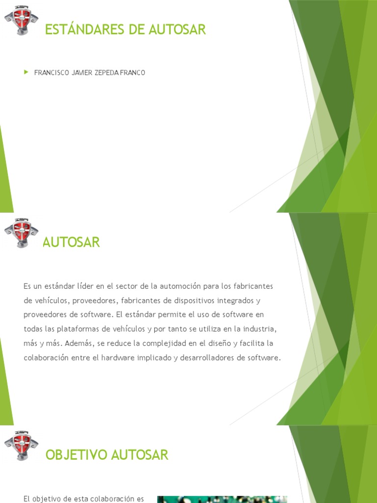 Estándares de Autosar | PDF