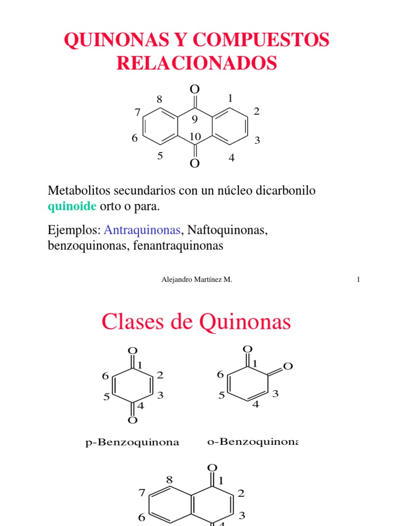 QUINONAS.pdf | Cromatografía líquida de alto rendimiento | Compuestos ...