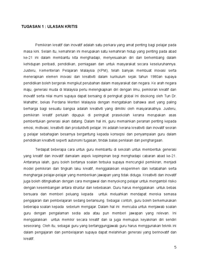 Assignment EDU - Tugasan 1 | PDF | Karier & Perkembangan