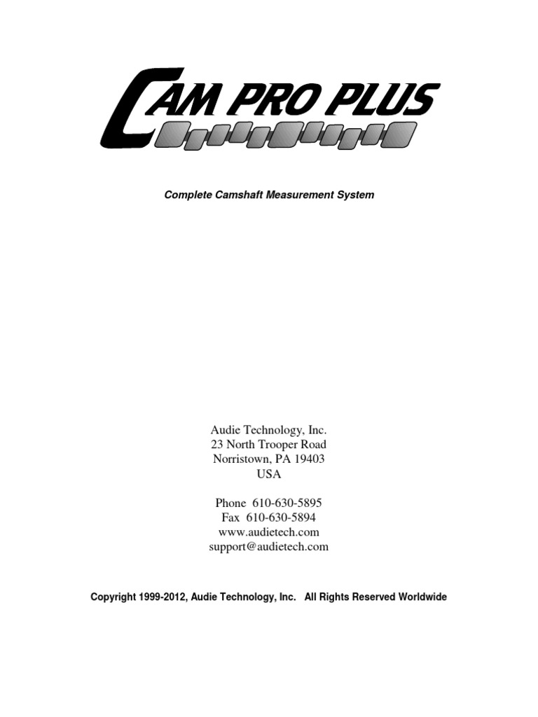 Cam Pro Plus Manual | PDF | Electrical Connector | Computer File