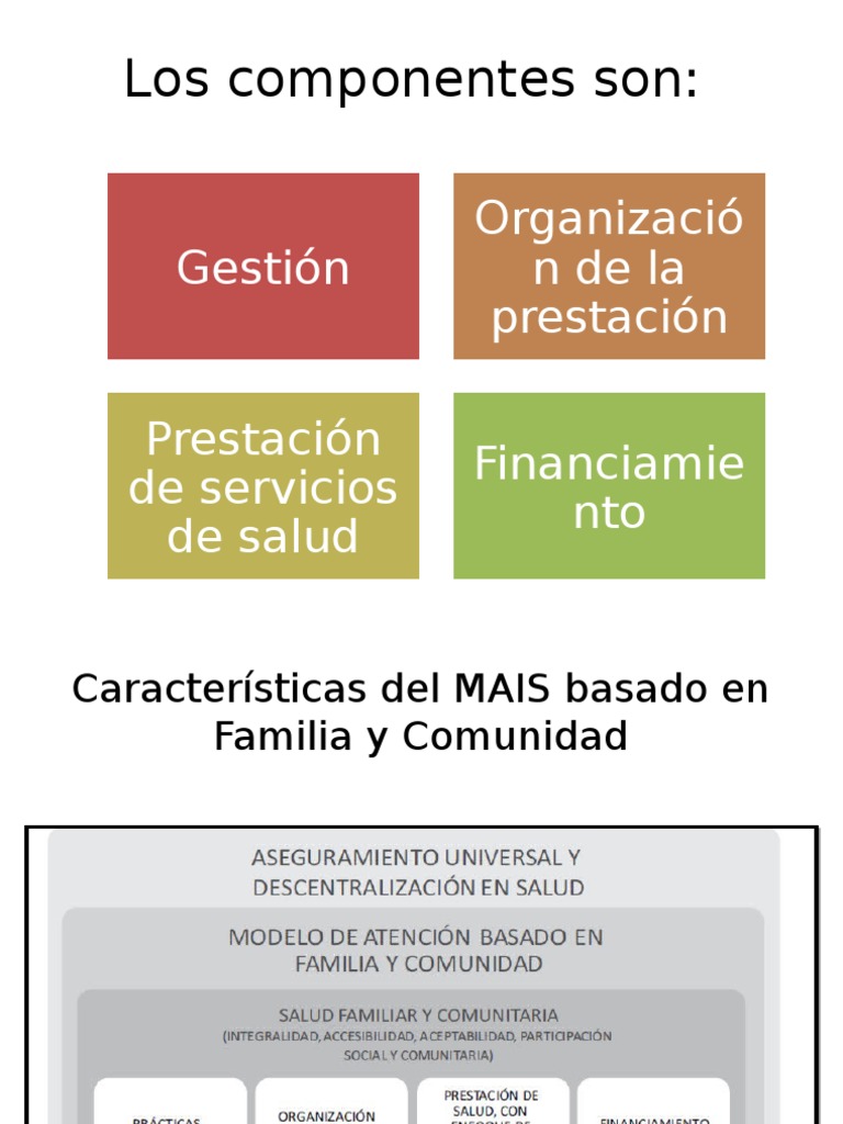 Componentes Del Modelo De Atención Integral De Salud Pdf