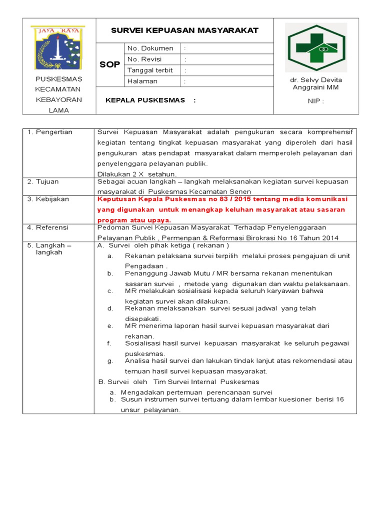 ASSESSING PUBLIC SATISFACTION | PDF