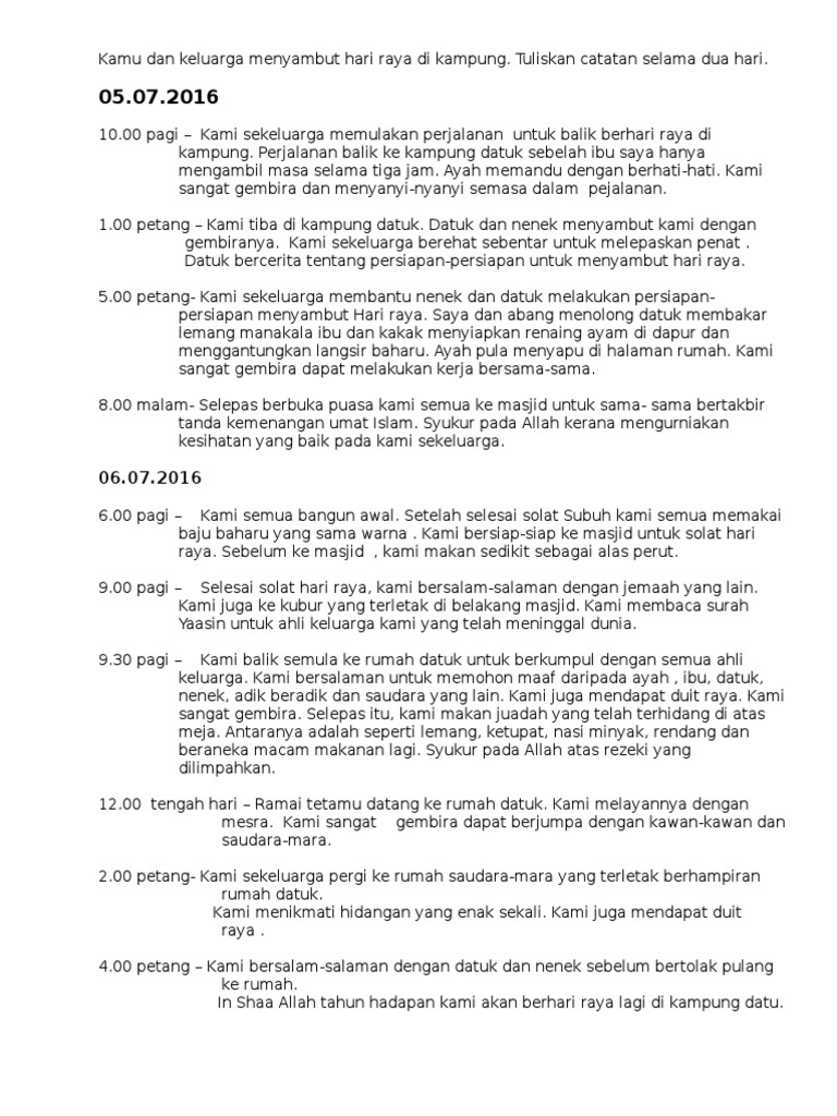 Karangan Catatan | PDF