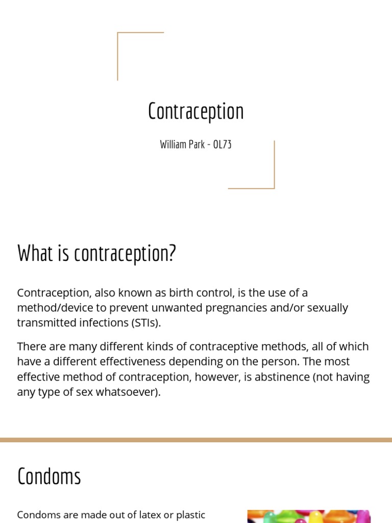 Contraception | PDF