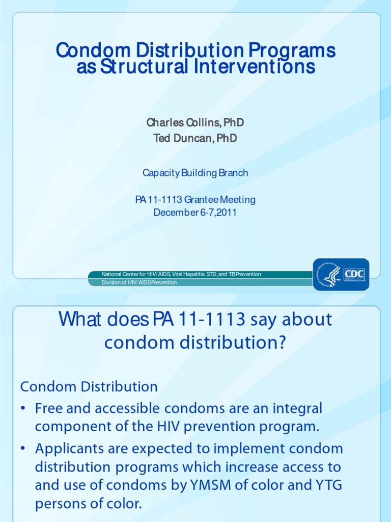 Condom Distribution as Structural Intervention | PDF | Condom | Public Health
