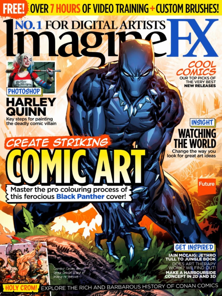 ImagineFX Aug 2016 | PDF | Paintings | Art Therapy