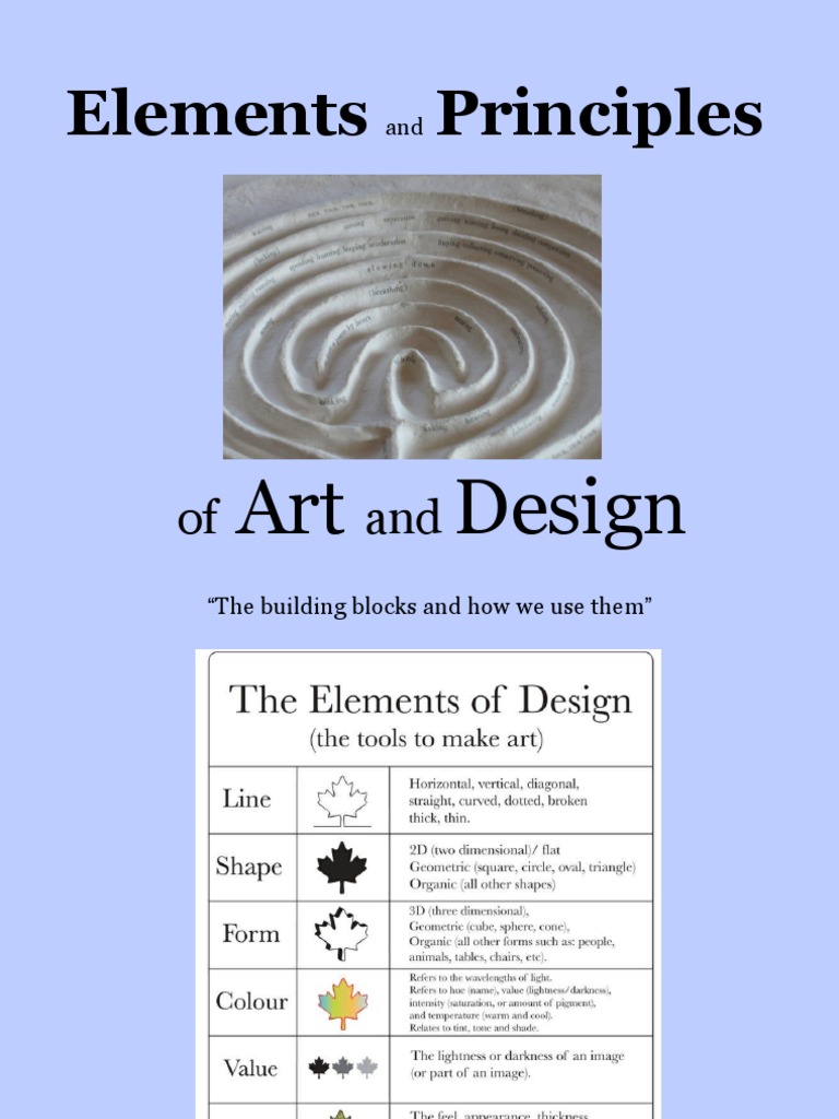 Elements Principles Graphic Design | PDF | Shape | Color
