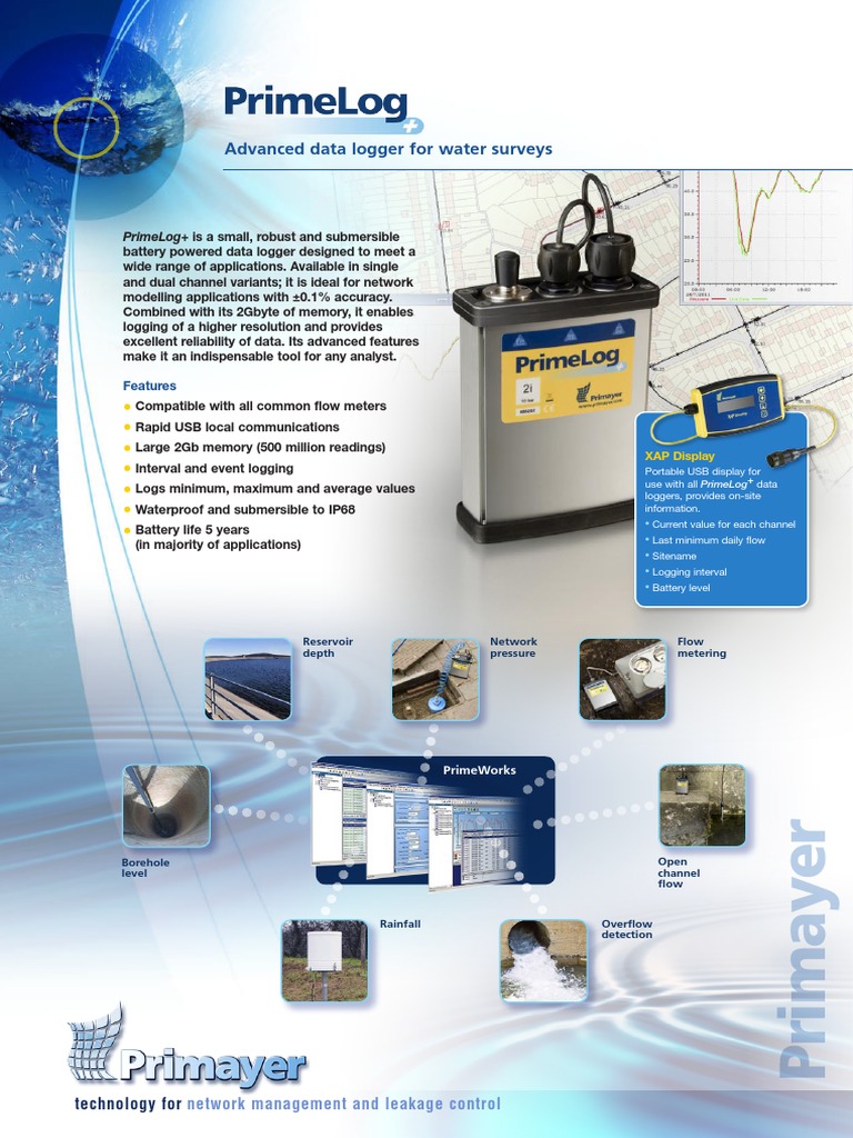 PrimeLog PDF | PDF | Usb | Flow Measurement