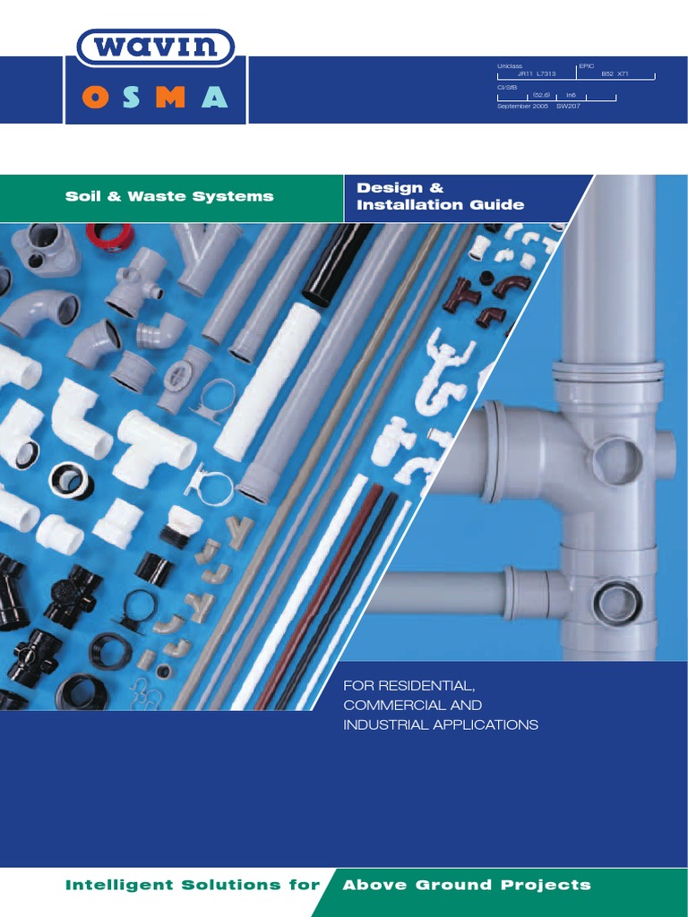 Osma Soil Waste Design Inst Guide Sept05 SW207 PDF | PDF | Pipe (Fluid ...