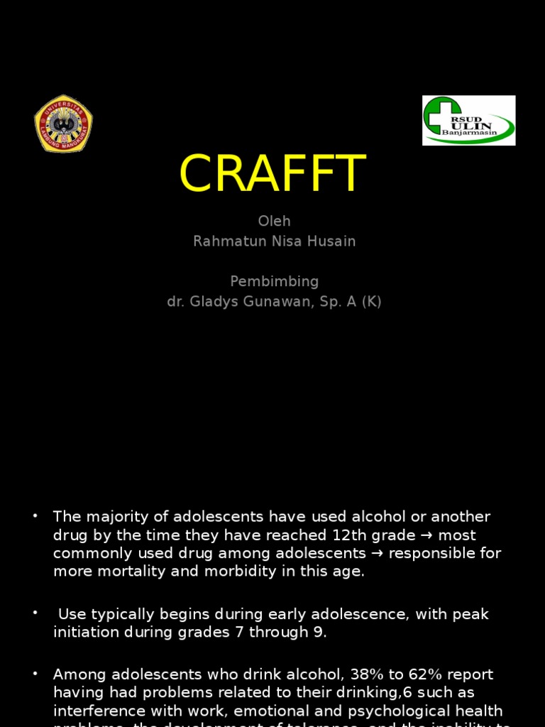 CRAFFT | Download Free PDF | Substance Abuse | Substance Use Disorder