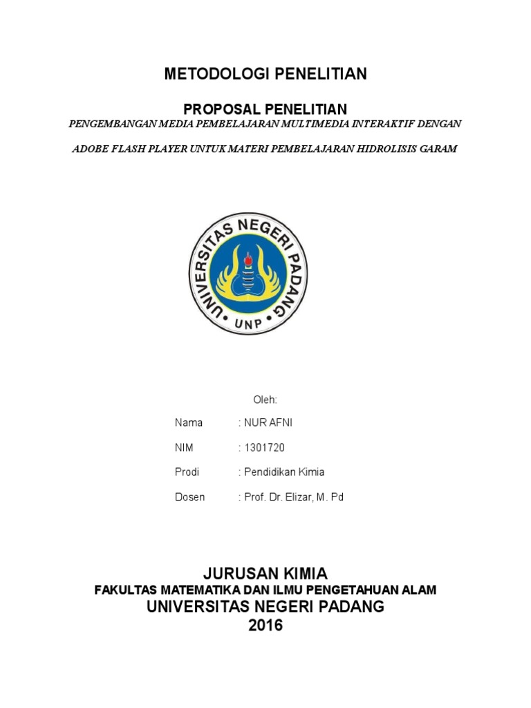 Cover Metodologi Penelitian | PDF