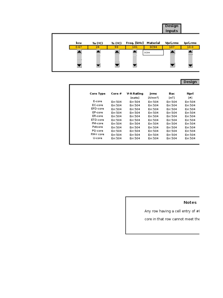 Transformer Design | PDF