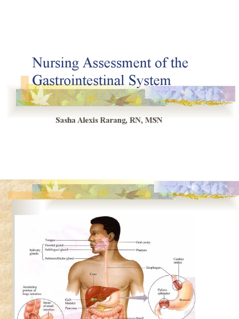 Nursing Assessment of The Gastrointestinal System | PDF | Stomach ...