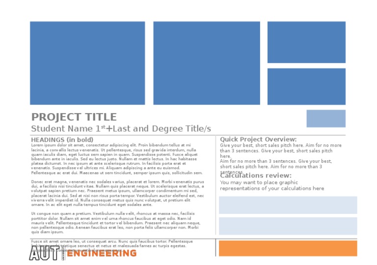 POSTER A1 PPT Template Builder Landscape | PDF