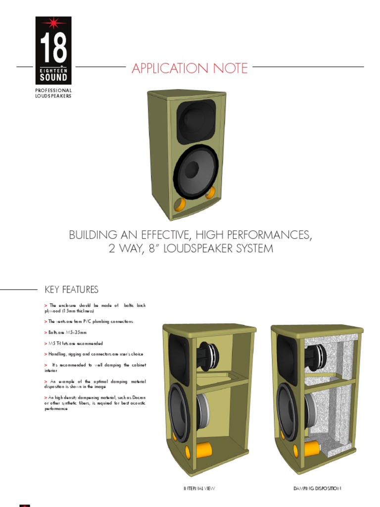 18sound_8 2ways | Loudspeaker | Sound