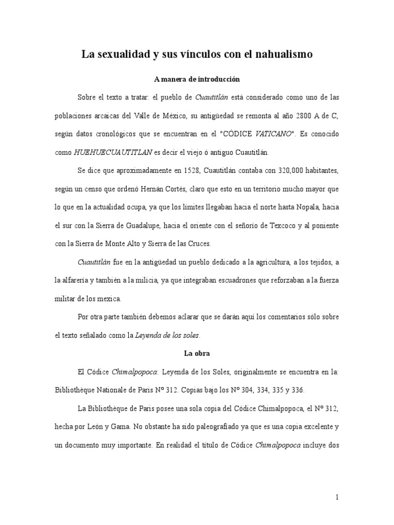 La importancia del nahual en el mito de la creación del hombre según el ...