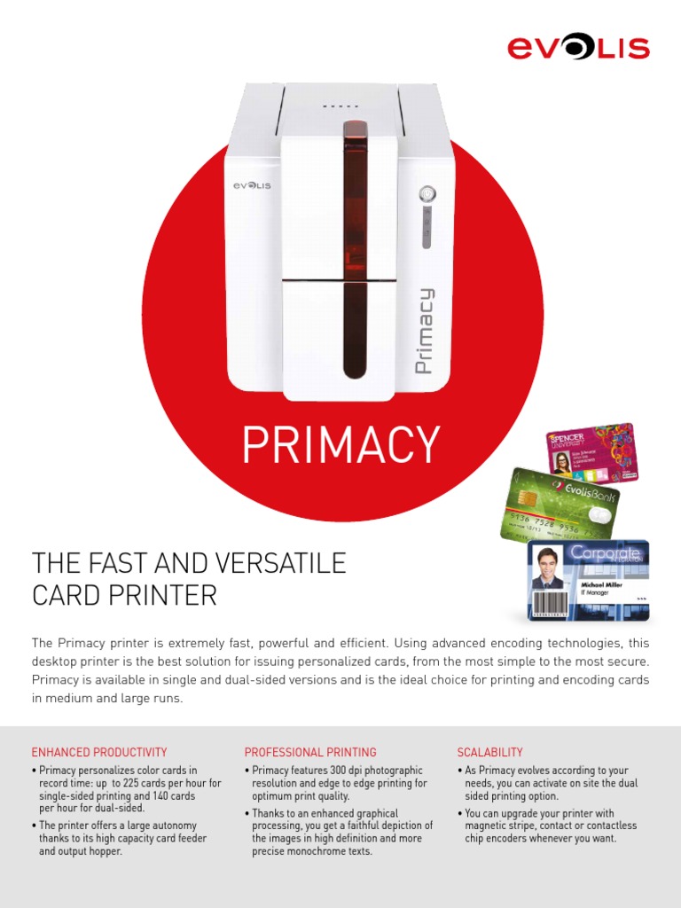 Evolis Primacy | Printer (Computing) | Computing