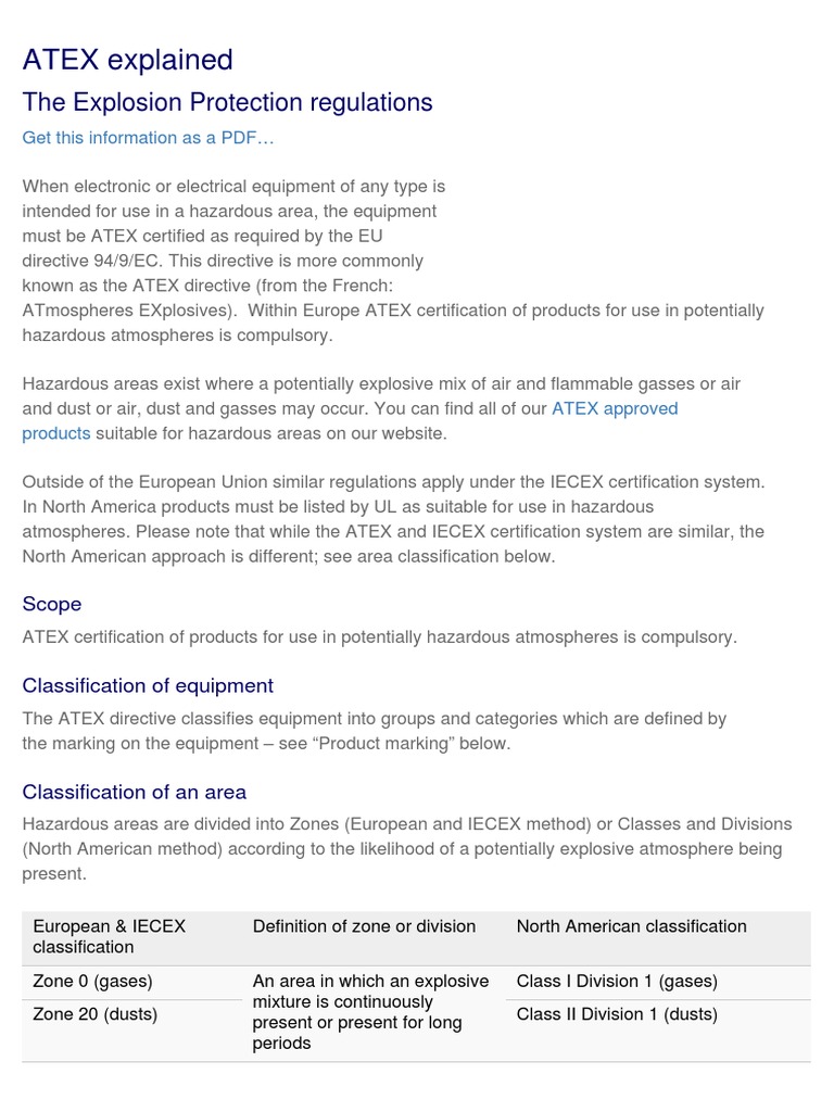 Norma Atex | PDF | Gases | Explosion