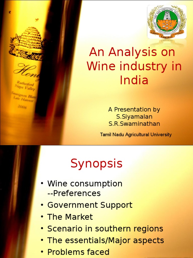 An Analysis On Indian Wine INdustry | PDF | Alcoholic Drinks | Wine
