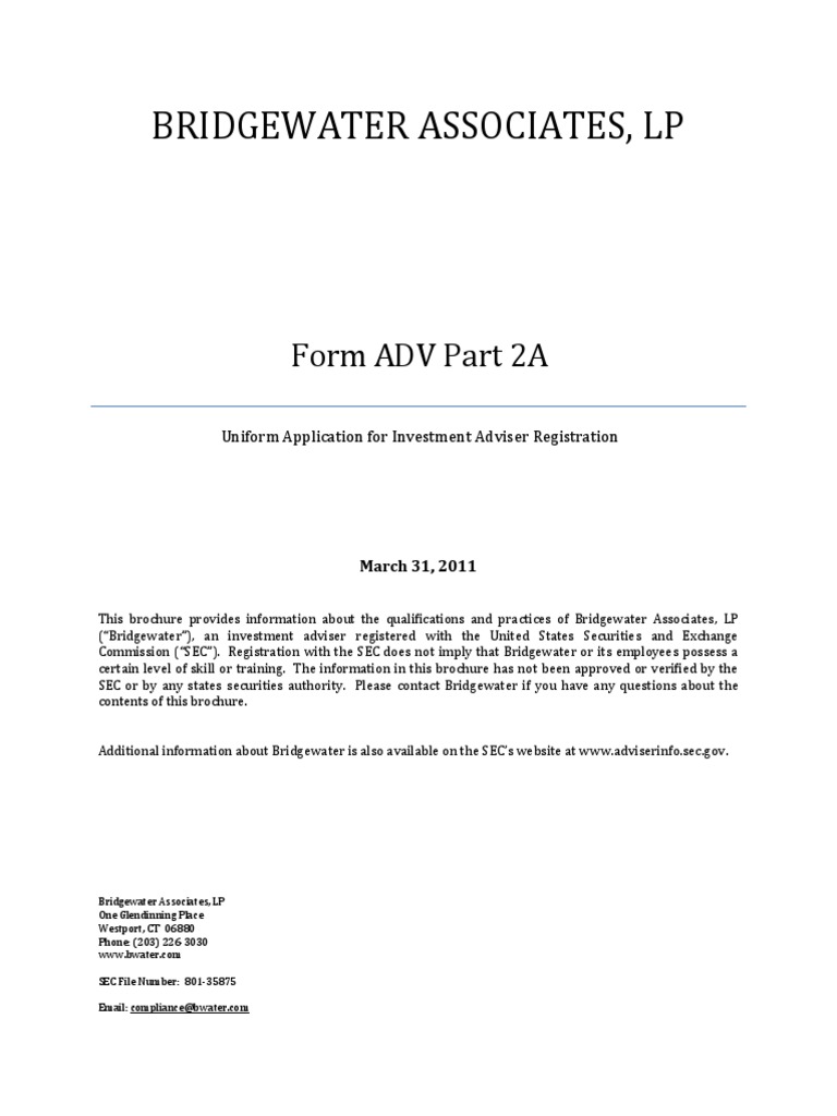 Bridgewater | PDF | Derivative (Finance) | Bonds (Finance)