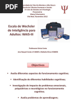 Wais III - Escala de Inteligência de Wechsler para Adultos | PDF ...