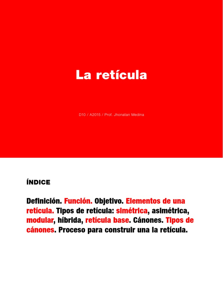 Reticulas | PDF | Tipografía | Diseño gráfico
