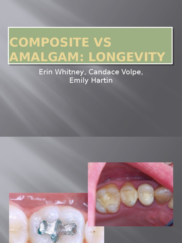 Amalgam vs Composite Longevity Analysis | PDF | Dental Composite ...