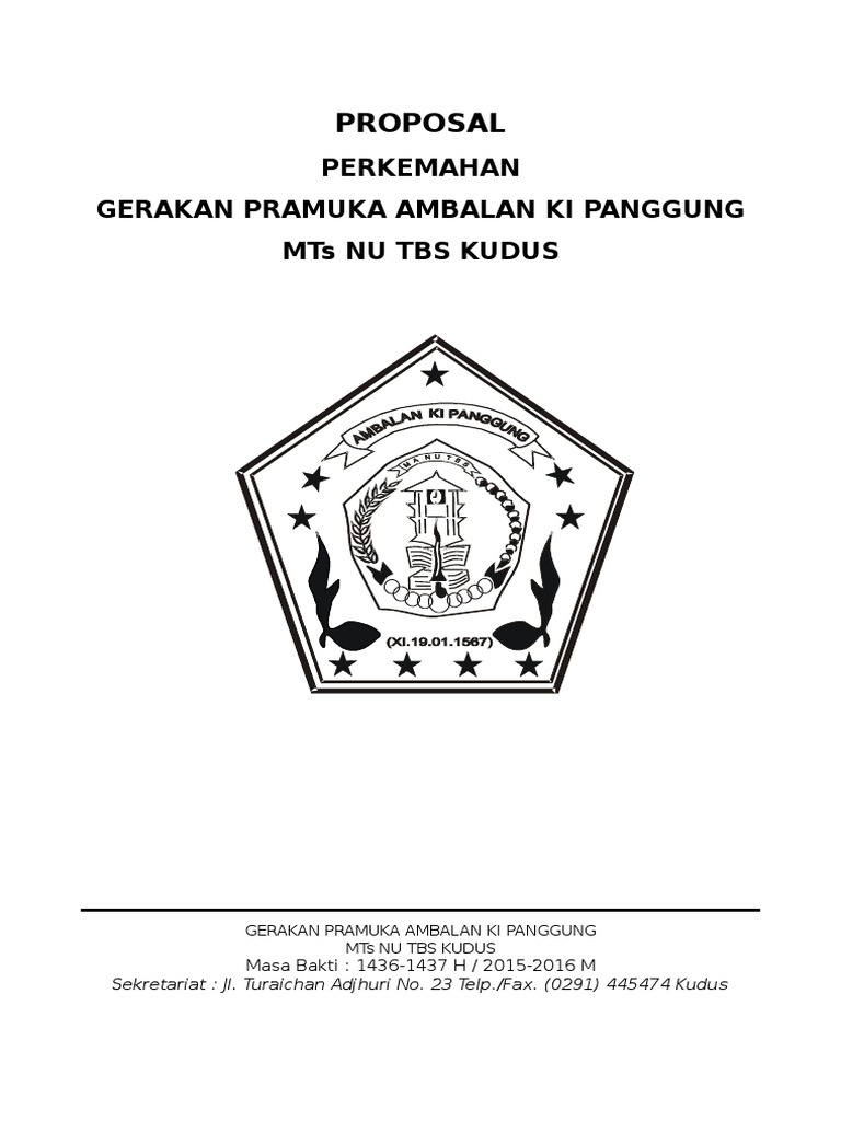 Proposal Kemah 10 Mei | PDF