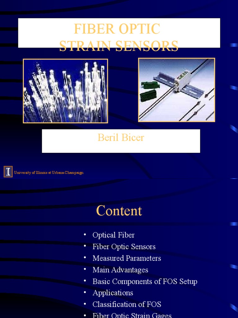 Fiber Optic Strain Sensors Overview | PDF | Optical Fiber | Interferometry