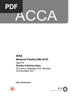 Acca PER Performance Objectives | PDF | Auditor's Report | Board Of ...