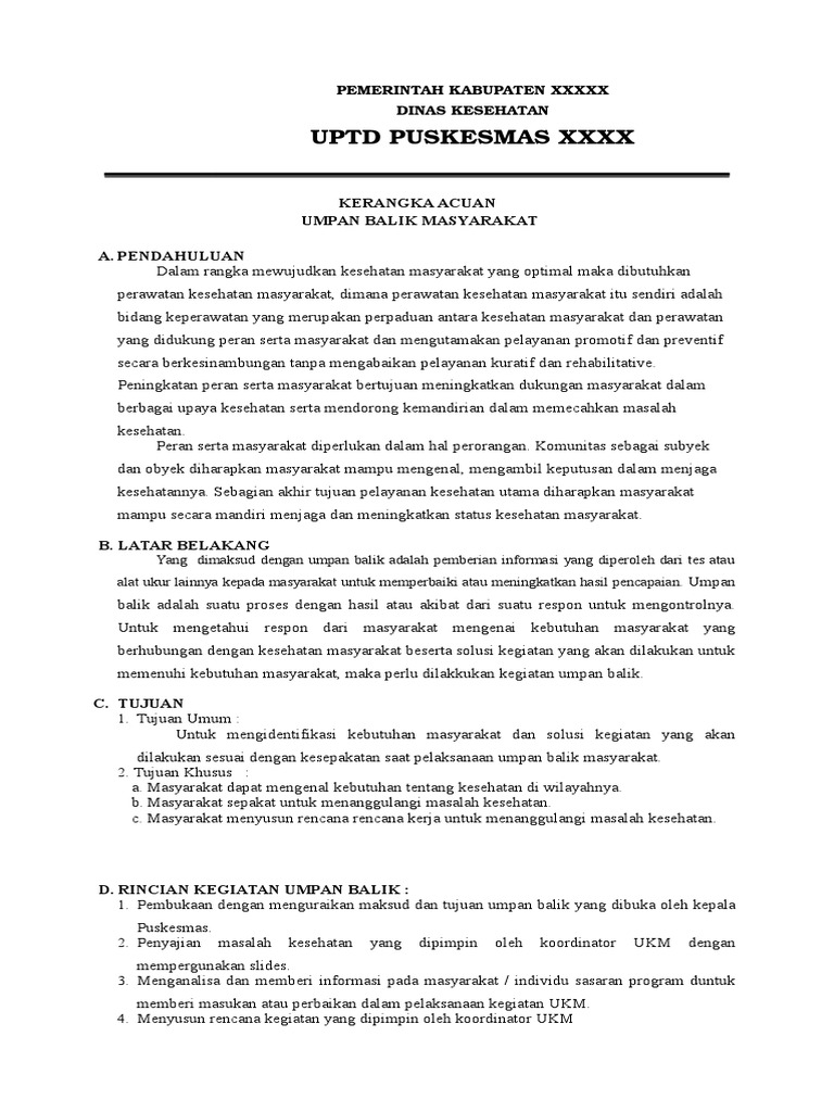 Kak Umpan Balik | PDF | Ilmu Sosial