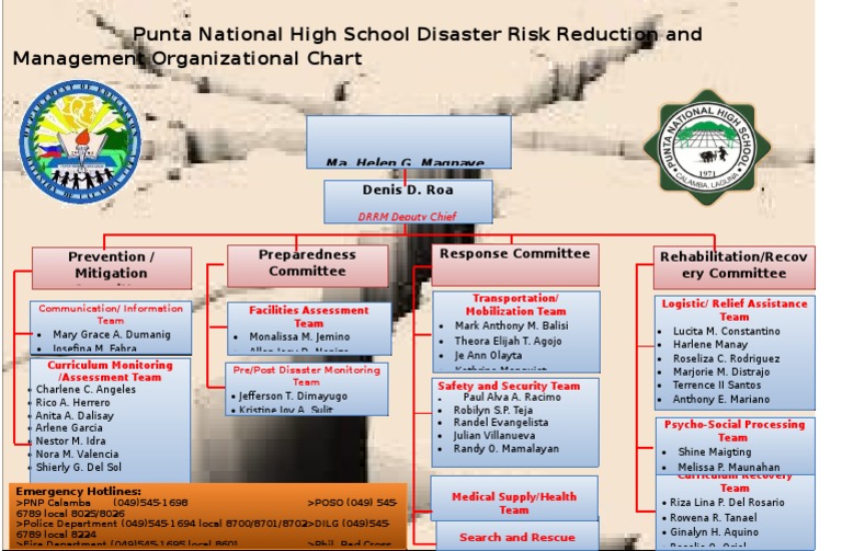 New SDO DRRM Organizational Chart | PDF | Self-Improvement