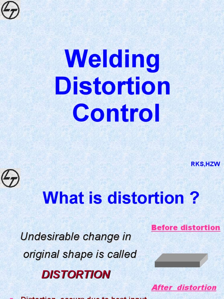 Welding Distortion Control: RKS, HZW | PDF | Welding | Construction