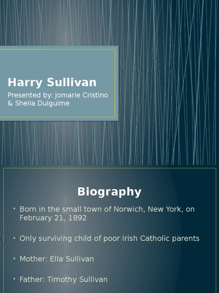 Harry Sullivan | PDF | Interpersonal Relationships | Anxiety