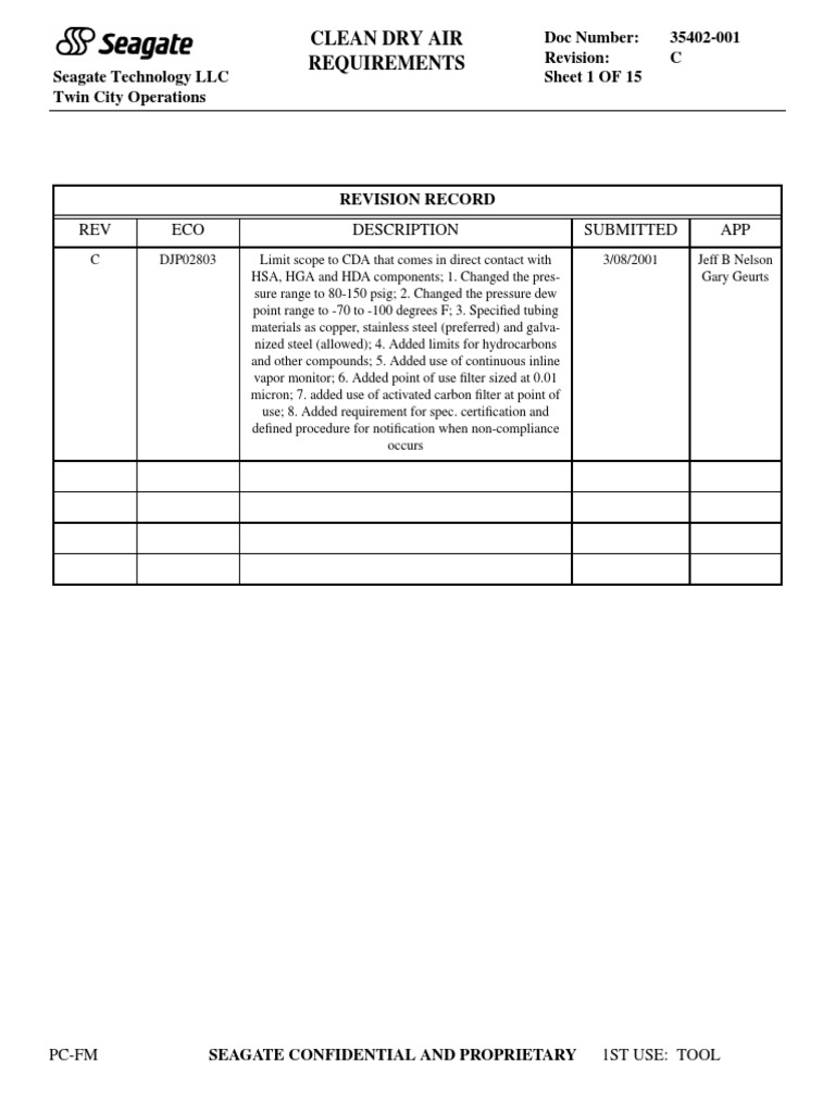 CDA Clean Dry Air | PDF | Filtration | Clothes Dryer