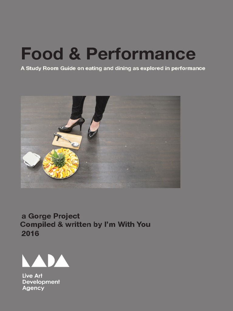 Food & Performance: A Study Room Guide On Eating and Dining As Explored ...