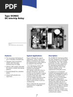 DC Intertrip Relay: Protection Relays Protection | PDF | Relay | Direct ...