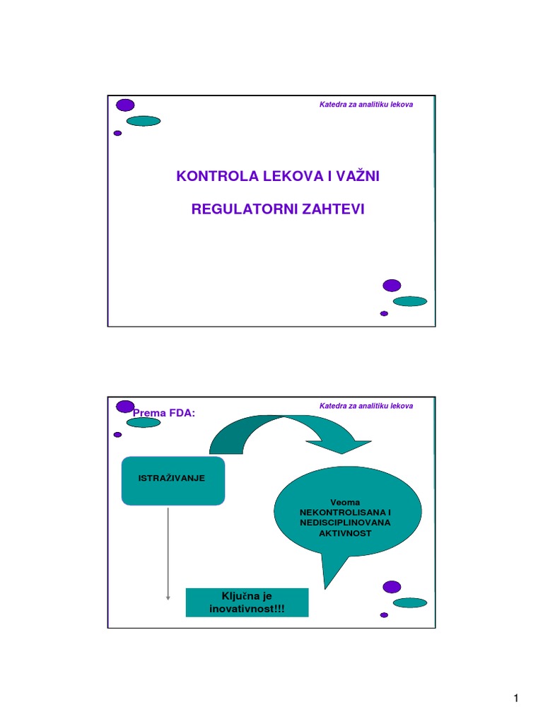 02.kontrola Kvaliteta I Regulativa | PDF