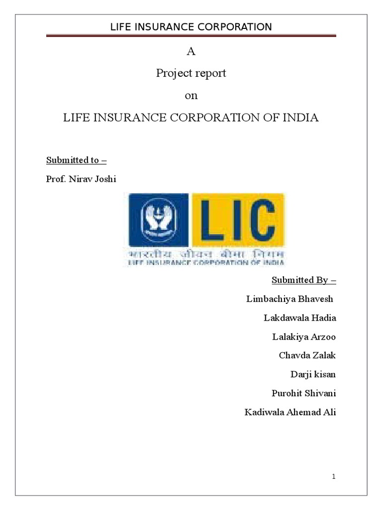 Introduction of Lic | PDF | Life Insurance | Insurance