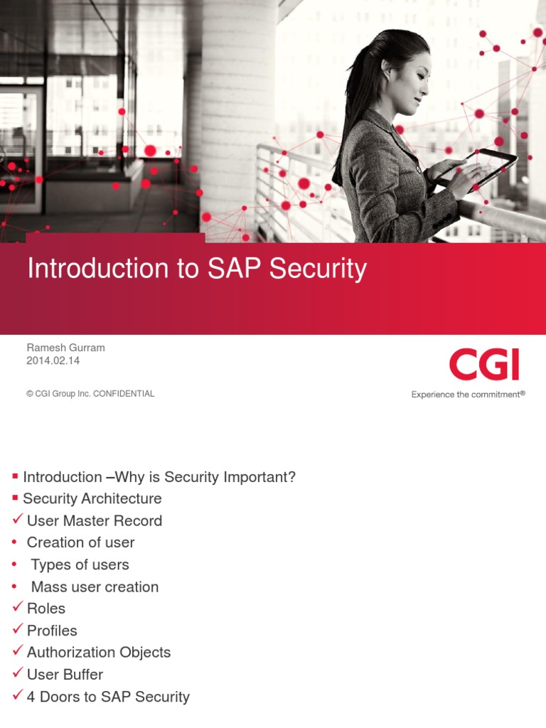 Introduction To SAP Security: Ramesh Gurram 2014.02.14 | PDF ...
