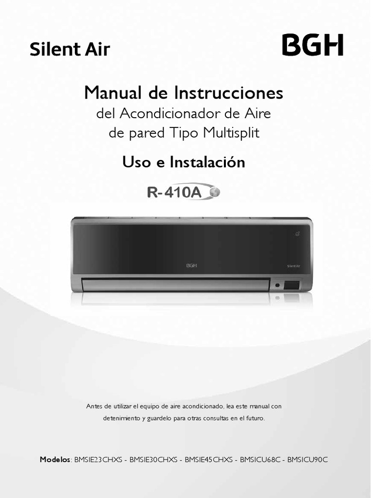 Manual Multisplit PDF | PDF | Control remoto | Aire acondicionado