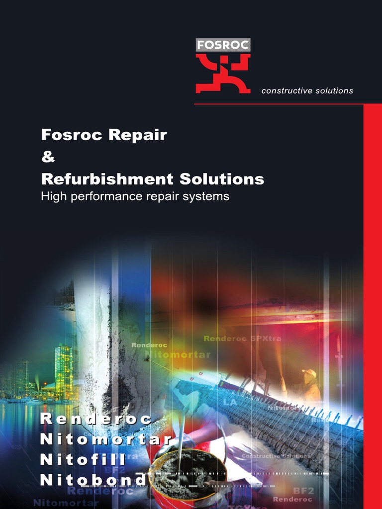 Fosroc Repairs Brochure | PDF